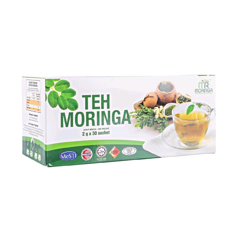 Teh MR Moringa 2 Kotak x 30 uncang teh dalam 1 kotak Organi - TikTok ...
