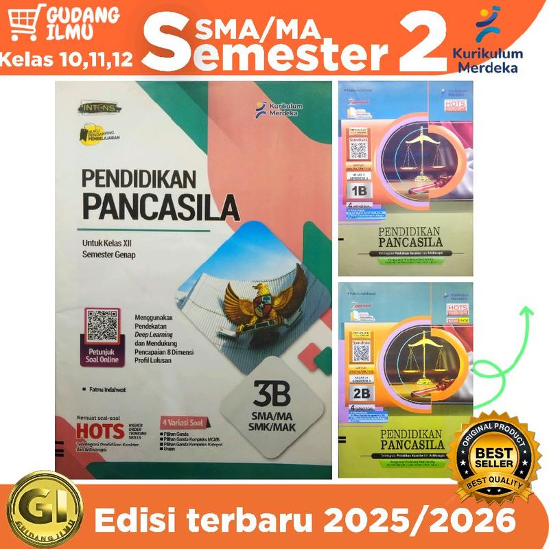 buku LKS SMA / MA Kelas 10 11 12 Semester 2 Kurikulum merdeka l zamrud ...