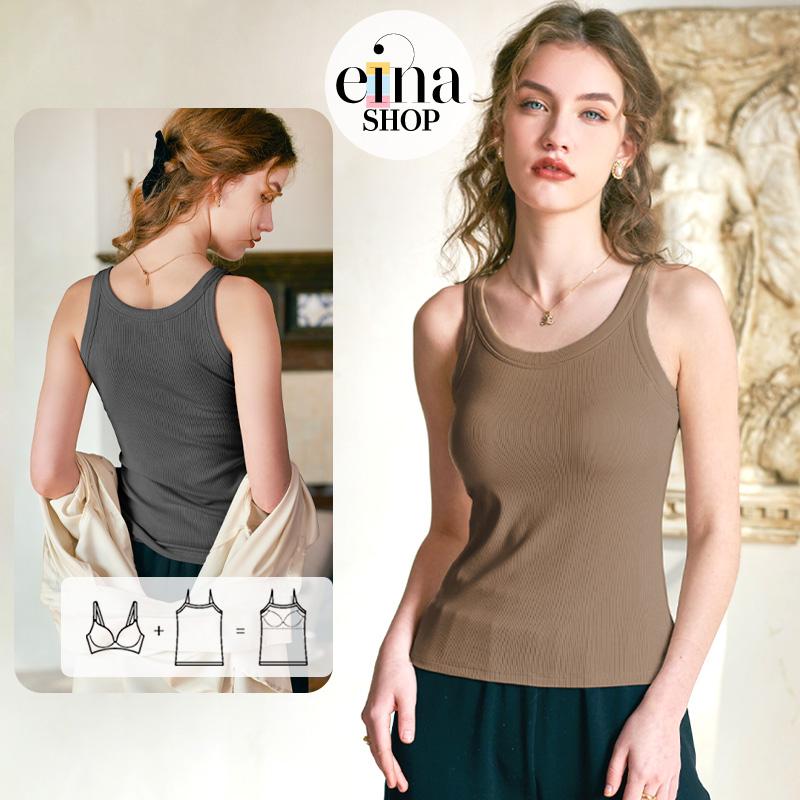 Einashop Erista Bra Padded Singlet SG Ship - TikTok Shop Singapore