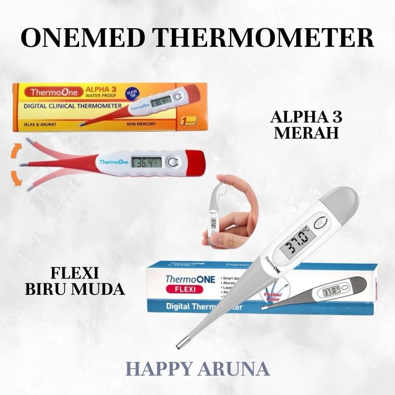 ONEMED THERMOMETER DIGITAL THERMO ONE FLEXI / ALPHA 3 | Termometer ...