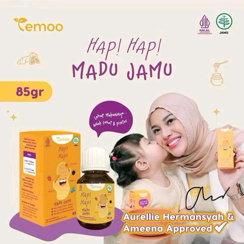 Temoo Hap Hap - Madu Vitamin Nutrisi Anak Dengan Ekstrak Ikan Sidat ...