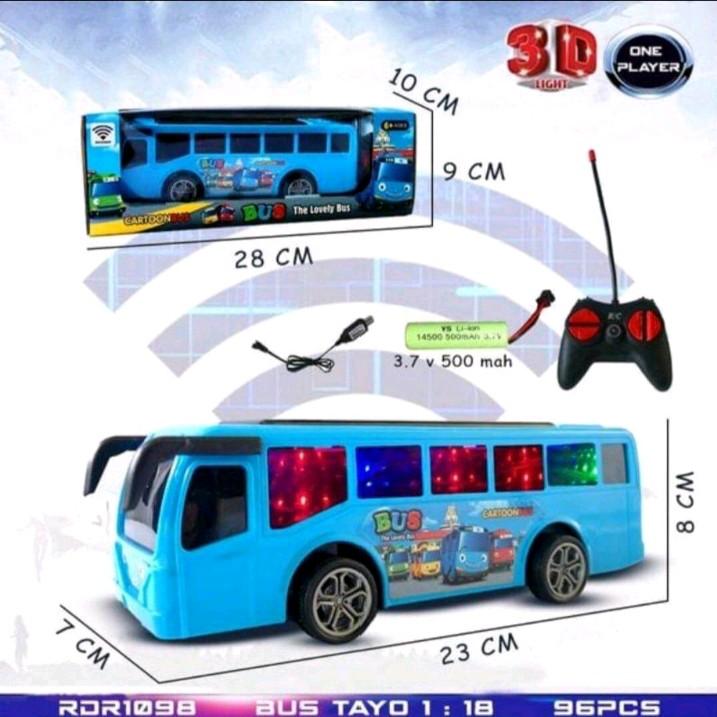 PROMO RDR1098 RC Bes Bus Tayo Mainan Anak Mobil Remote Control - Shop ...