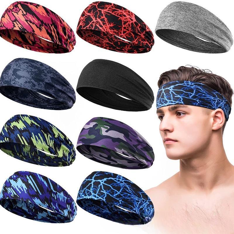 Sports Hair Bands Elastic Yoga Hairbands Absorbing Sweat Headband ...