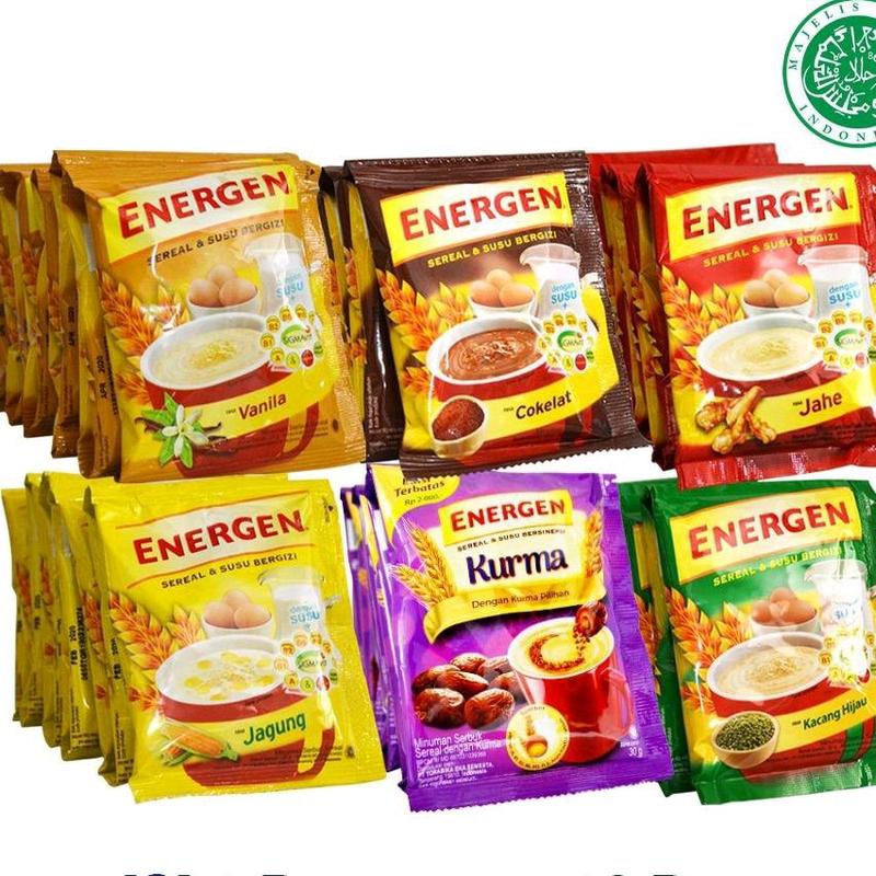 [1 renceng] Energen Minuman Energi Serbuk Renceng Isi 10 Sachet - Shop ...