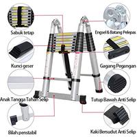 Promo 【Barang Ready 】Tangga Teleskopik Multifungsi Aluminium Portabel ...