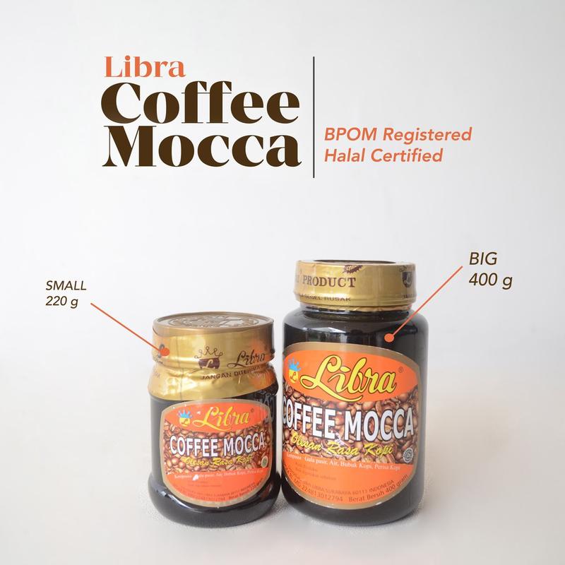 Libra Coffee Mocca 400g & 220g | Pasta Perisa Mocha Aromatik untuk Kue ...