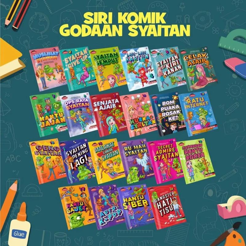 Siri Komik Godaan Syaitan by Pak Cik Bad - Puris - TikTok Shop Malaysia