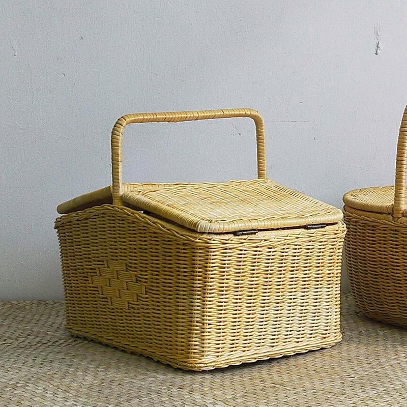 Bakul Picnic Rotan / Picnic Basket 100% Handmade Outdoor Adventure ...