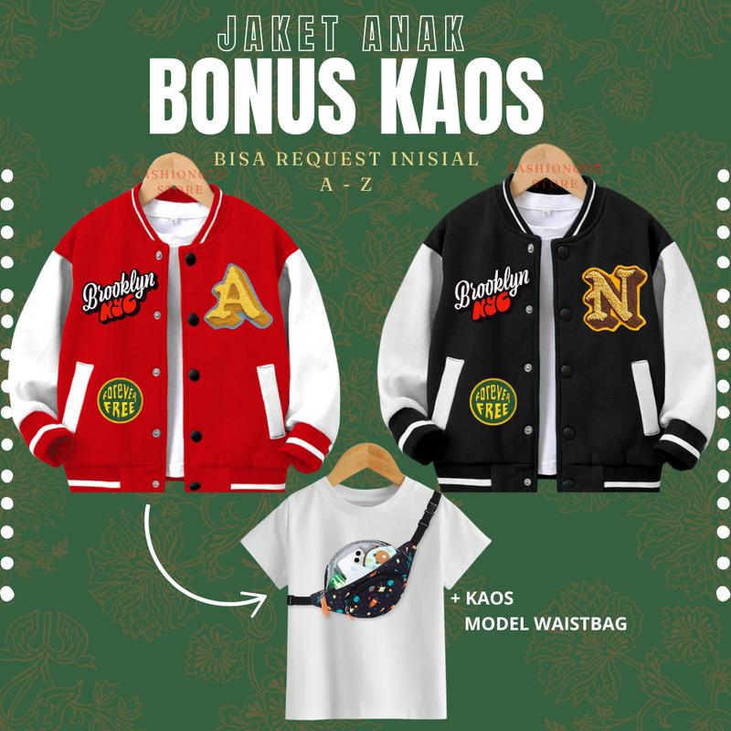 HARGA PROMO KHUSUS LIVE ( JAKET INISIAL NAMA + BAJU ANAK ) JAKET - Shop ...