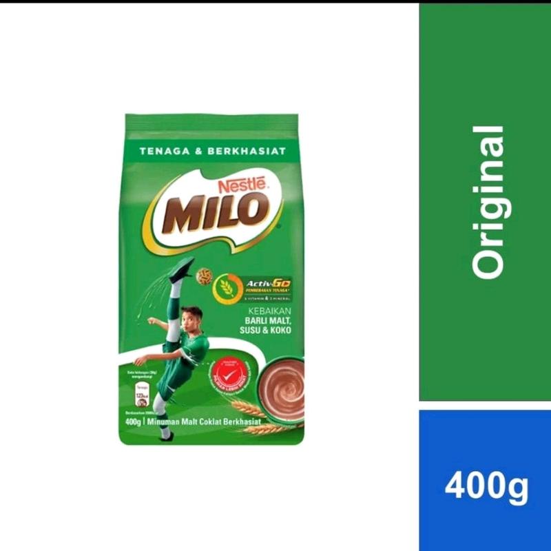 Nestle Milo Activ Go 400g Milo serbuk 400gram Drink - TikTok Shop Malaysia