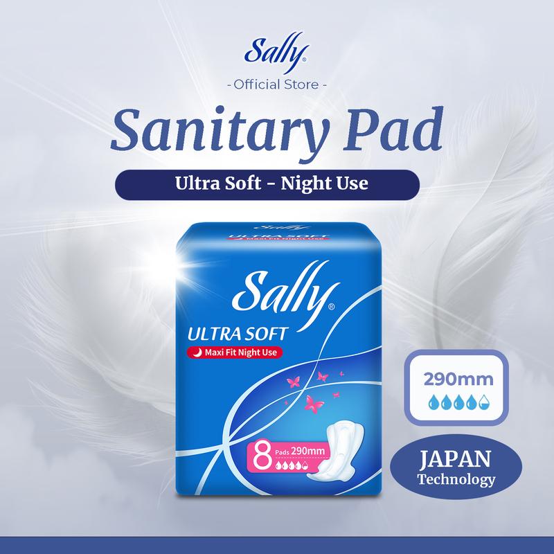 Sally | Sanitary Pad | Ultra Soft - Night Use (29cm) Feminine - TikTok ...
