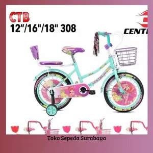 SEPEDA BMX ANAK CENTRUM CT 6626-2 BAN 2.50 UKURAN 12 16 18 INCH,EPEDA ...