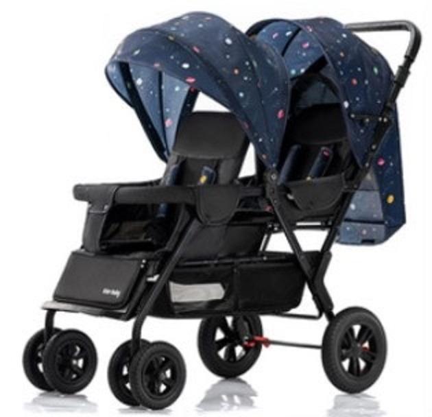 Twin Double Tandem Baby Stroller - TikTok Shop Singapore