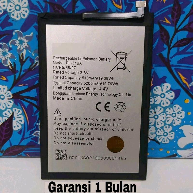 Baterai Hot 10 Hot 11 Note 8 X692 X682 BL51BX Battery Batre - Shop ...