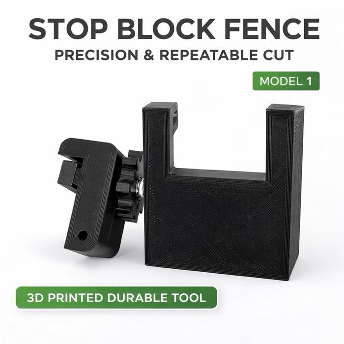 Jual Adjustable Stop Block Fence Woodworking Presisi | Stopper Meja ...