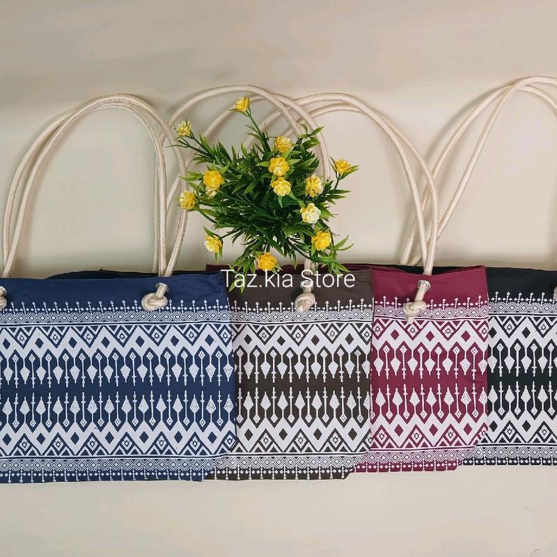 Taz.kia Store_Tote Bag Motif Batik Etnik 1 (lebar) - Shop | Tokopedia