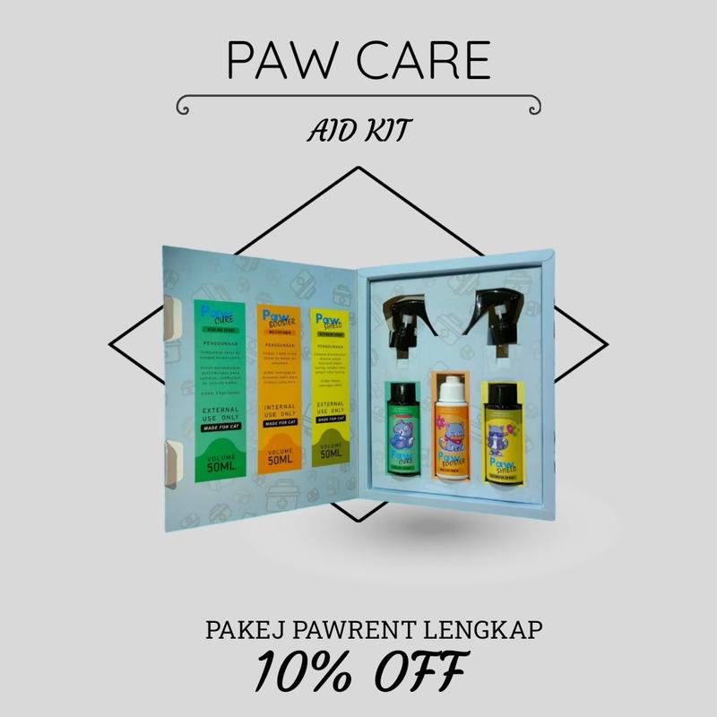 PAKEJ PAWRENT LENGKAP (PAW BOOSTER + PAW SHIELD + PAW CURE) sirap ...