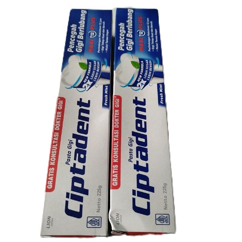ciptadent 225g isi 2pcs wrna random, new formula 2x lebih segar lebih ...