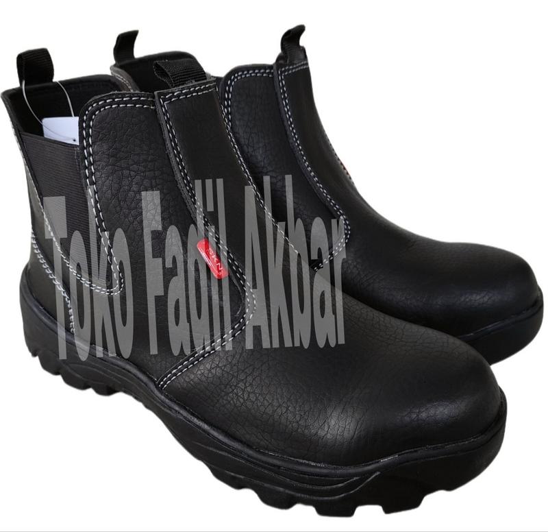 Sepatu safety Septy Elastis Mirip King Kulit Skn Ujung Besi Pelindung ...