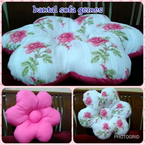 bantal sofa bunga kain perca - Shop | Tokopedia