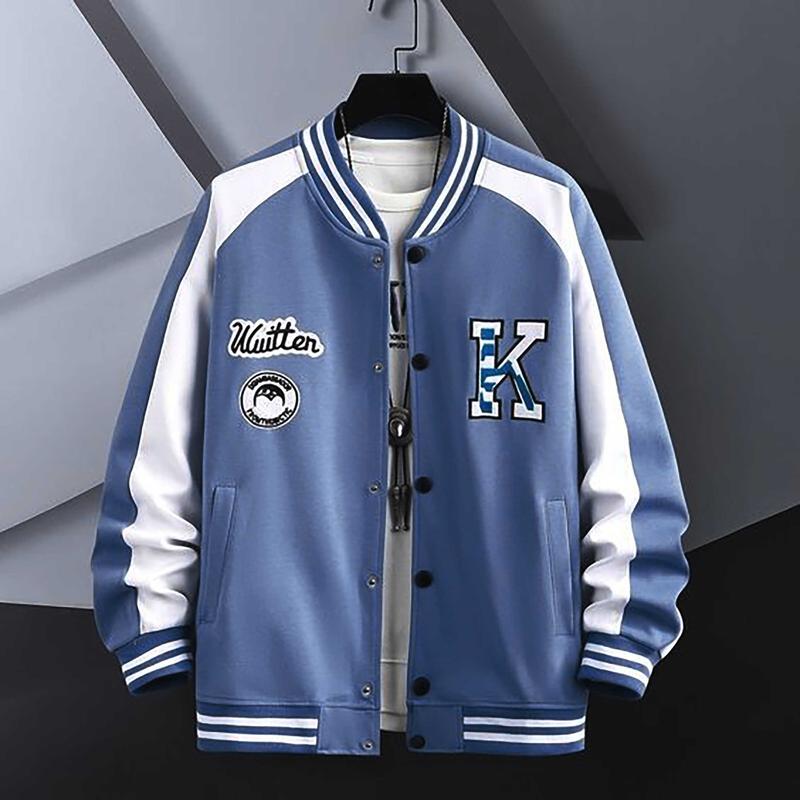 S - XXXXXL(6XL) jaket varsity Jumbo Bigsize Kancing INISIAL K ( BISA ...