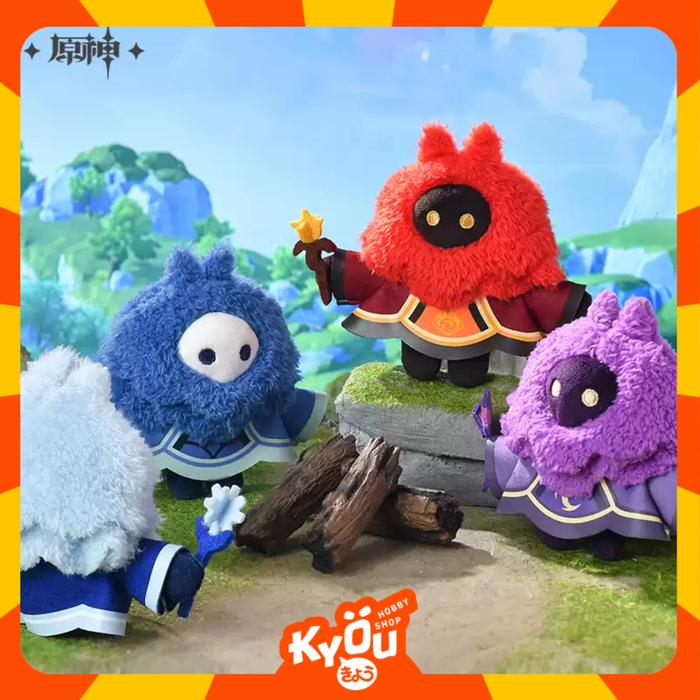 Promo Cryo | Pyro | Hydro | Electro Abyss Mage Plush Key Chain (12x14cm ...