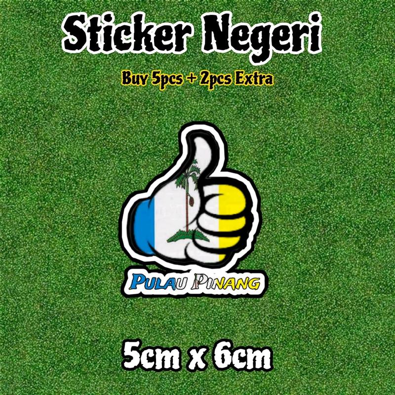 Sticker Negeri Murah (Boleh Campur design) - TikTok Shop Malaysia
