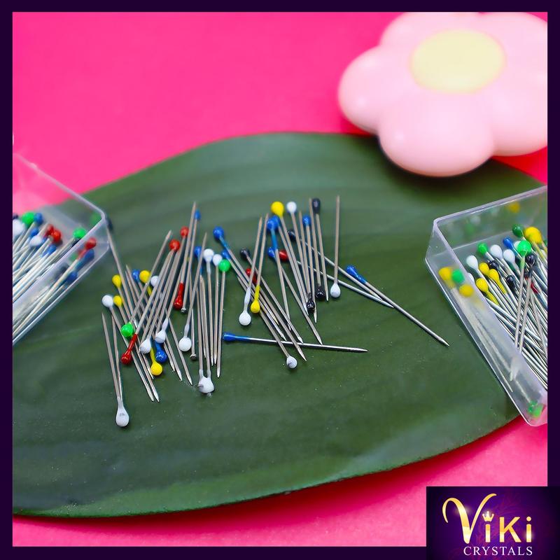 VIKI CRYSTALS PIN051 P3 Pin Jarum Peniti Tudung Kepala Kecil - TikTok ...