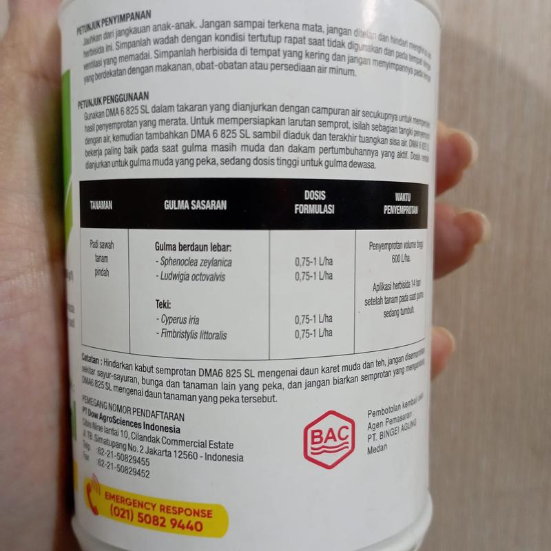 DMA6 825 SL 200 ml Herbisida 2,4-D Dimetil Amina 825 g/l - Shop | Tokopedia