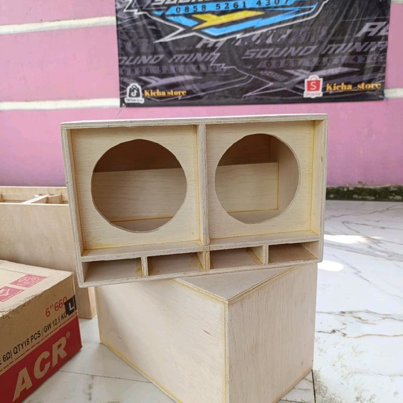 Box miniscoop double 6 inch - Ketebalan 9mm Speakers sound miniatur ...