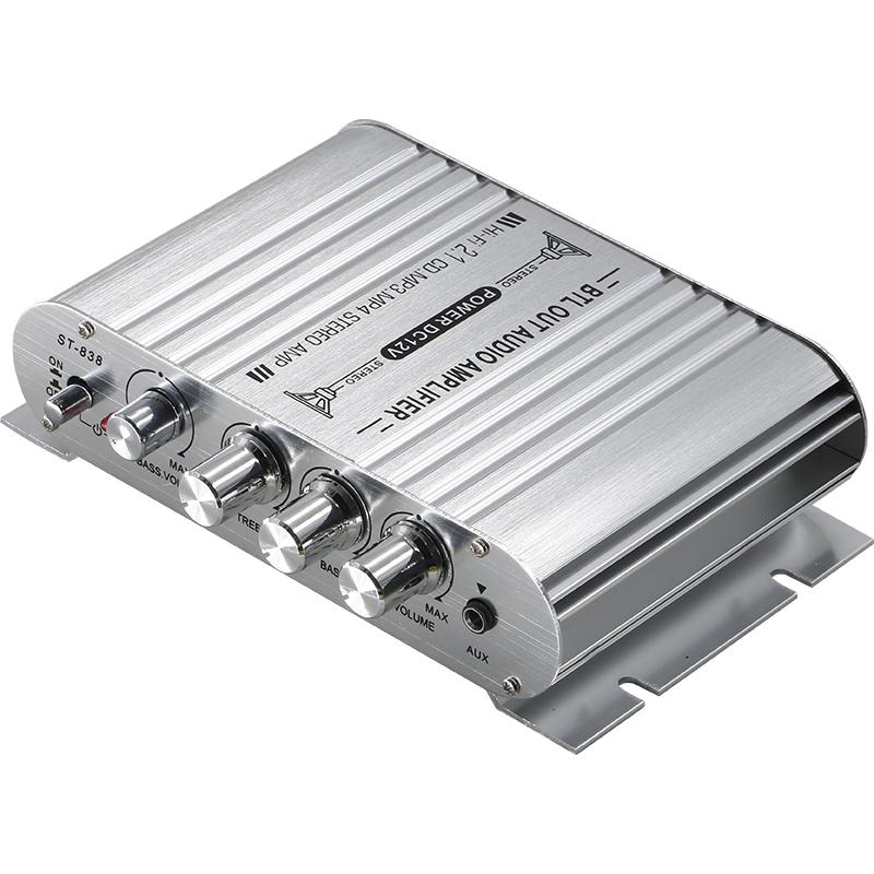Digital Hi-Fi Power Amplifier 2.1CH Subwoofer Stereo Audio Player ...