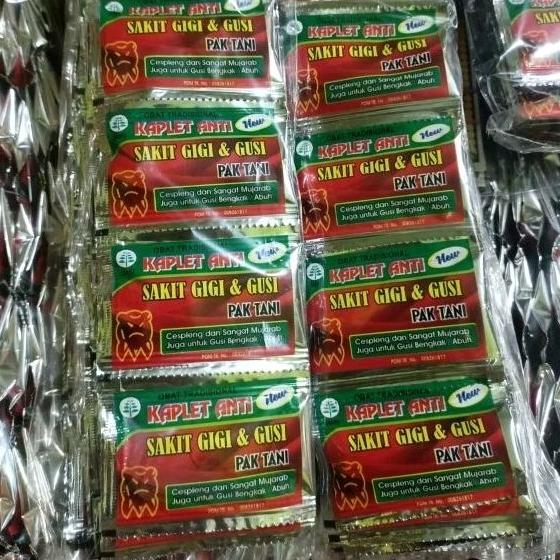 Obat Sakit Gigi Pil Tani Pak Tani & Gusi Bau mulut Sariawan READY ...