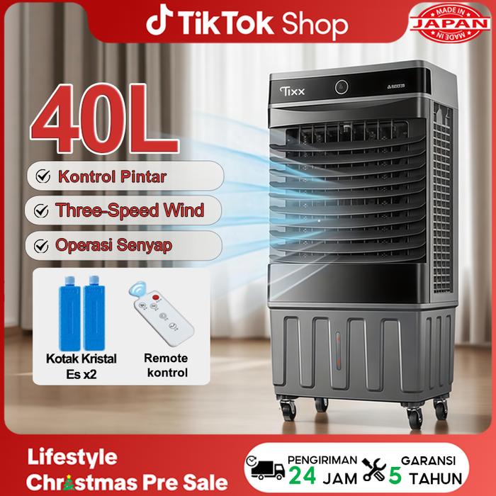 Promo TIXX Air Cooler Kipas Angin Pendingin Cold fan Tangki Besar 40L ...