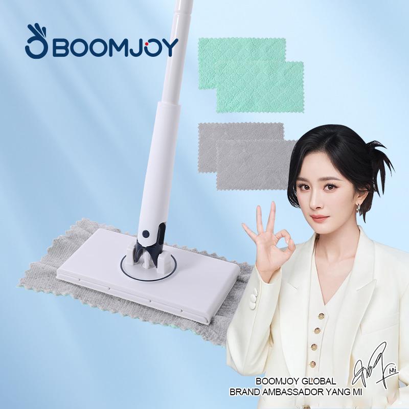 BOOMJOY Mop Clip Sang Pemalas (FREE 2 Kain), Mudah di Guna Dengan ...