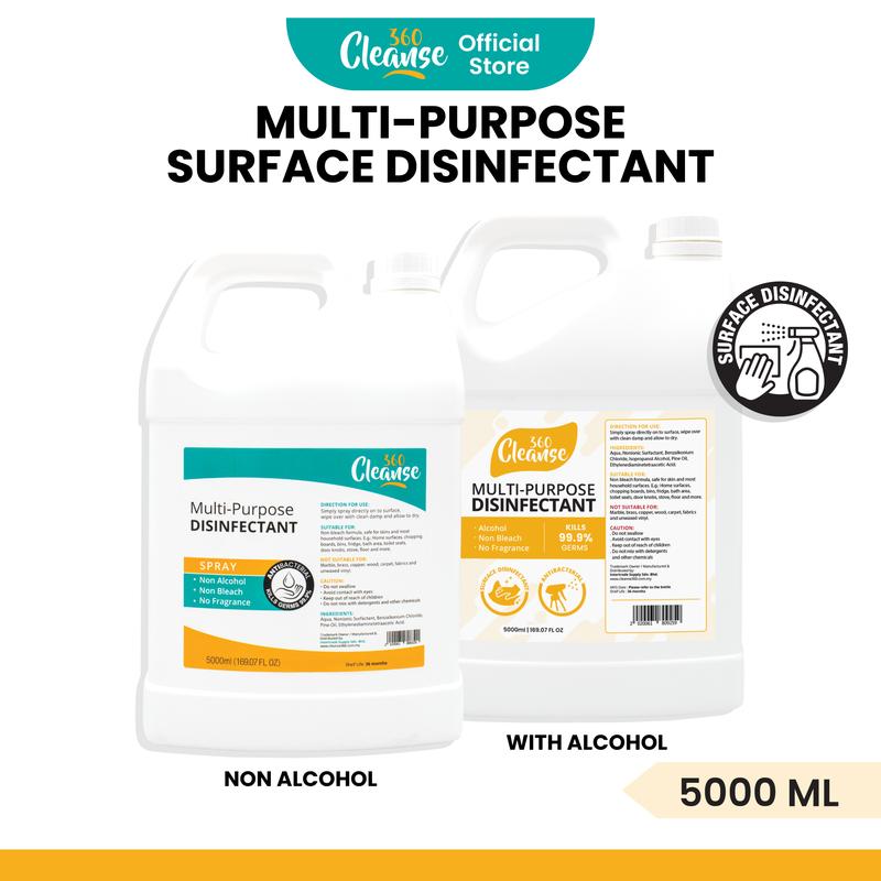 Cleanse360 Multi-Purpose Surfaces Disinfectant [Liquid Refil - TikTok Shop Malaysia