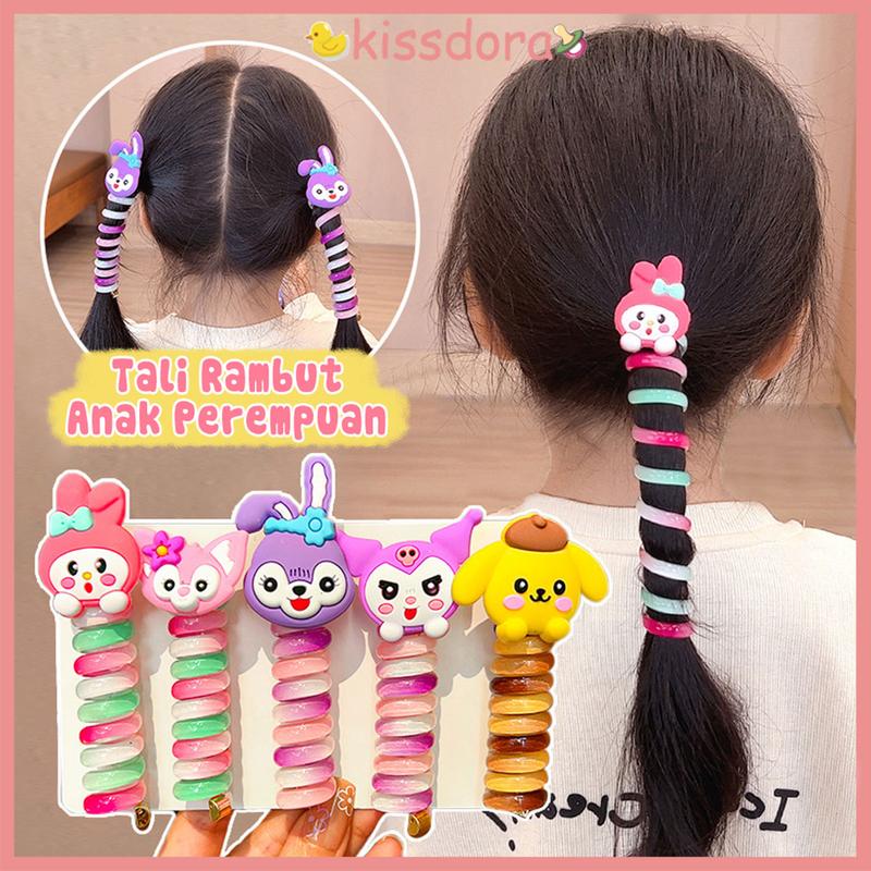 Kissdora Tali Getah Rambut Cute Elastic Hair Rubber Bands Children ...
