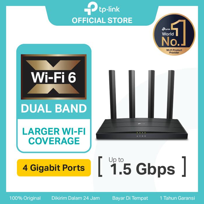 Promo TP-Link Archer AX12 | AX1500 WiFi 6 Router | Dual Band | Gigabit ...