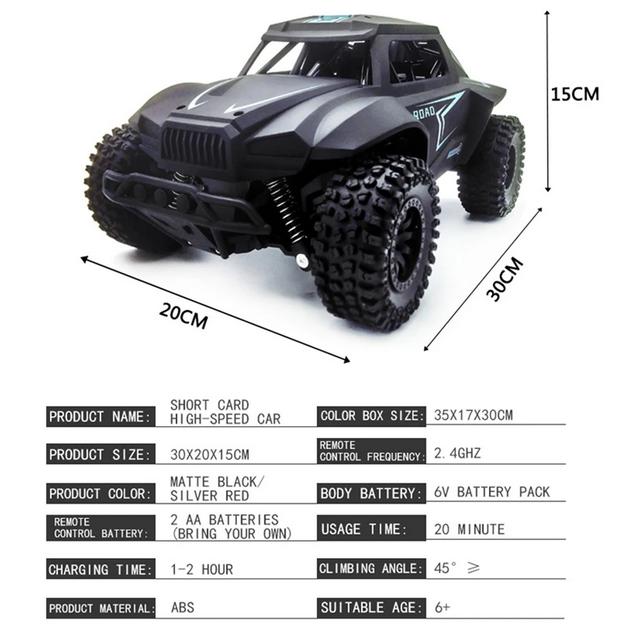 RC Balap Mobil Mainan Mobil Remote Control 1:12 Mobil Kecepatan Tinggi ...