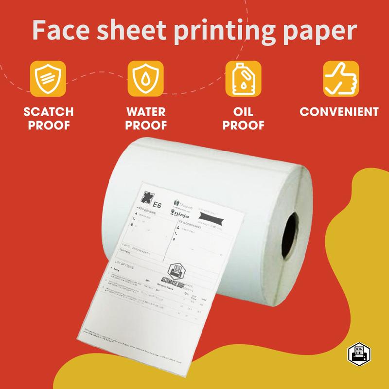 Waterproof thermal printer waybill label paper | Label stickers/AWB ...