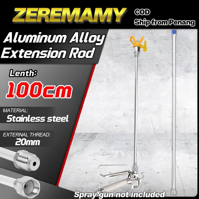 100cm Airless Sprayer Extension Rod Aluminum alloy Paint Spray - TikTok ...