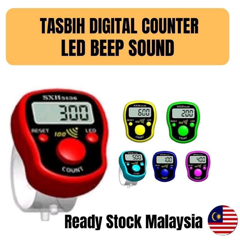 WITH LED LIGHTS 》5 Digits Tasbih Finger Counter Electronic - TikTok ...