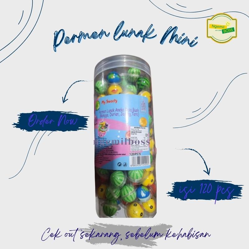grosir permen murah permen gummy mata MINI 1 toles isi 120 pcs - Shop ...