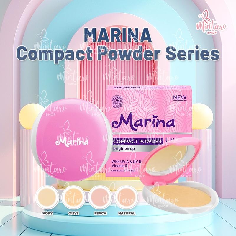 MARINA Compact Powder UV Brighten Up || With UV A & UV B Protection ...