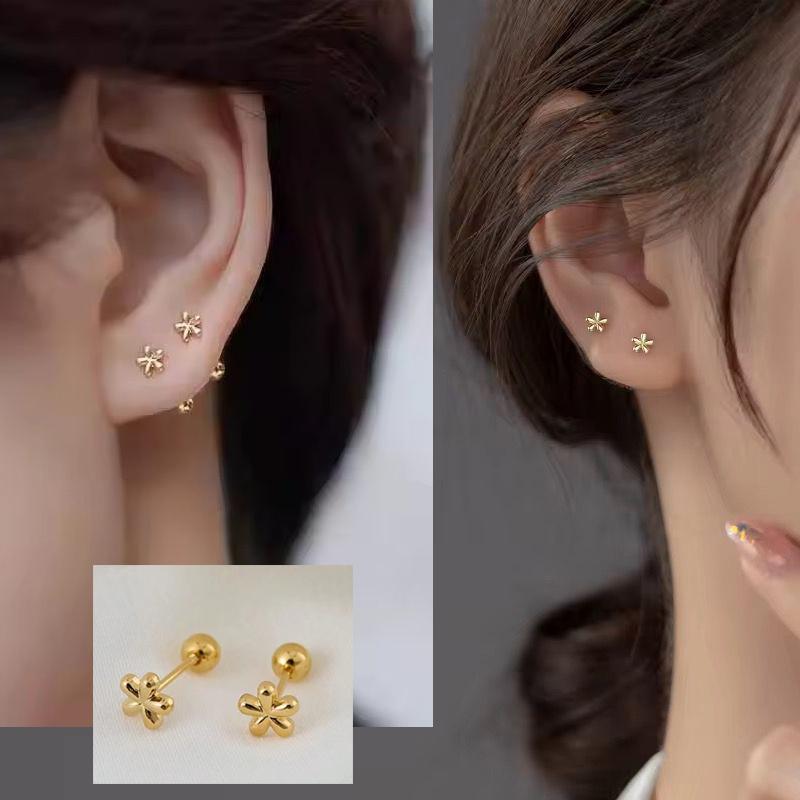 Anting Mini Anting Stud Kecil Anting Tindik Model Tusuk Putar AT884 ...