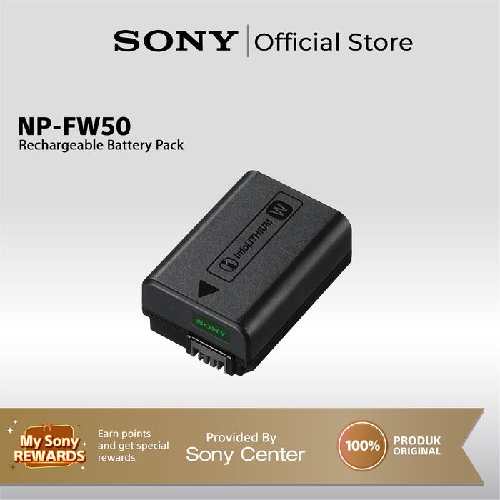 Promo Sony NP-FW50 Rechargeable Battery Pack Cicil 0% 3x - Jakarta ...