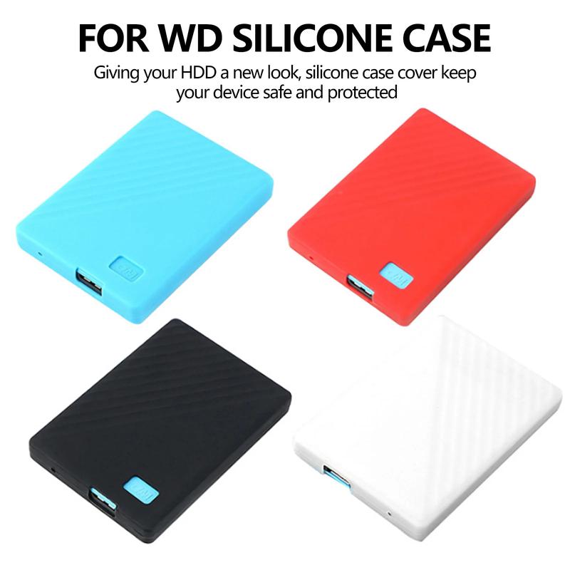 Silicone Protective Case HDD Hard Drive Disk Cover Sleeve Protector ...
