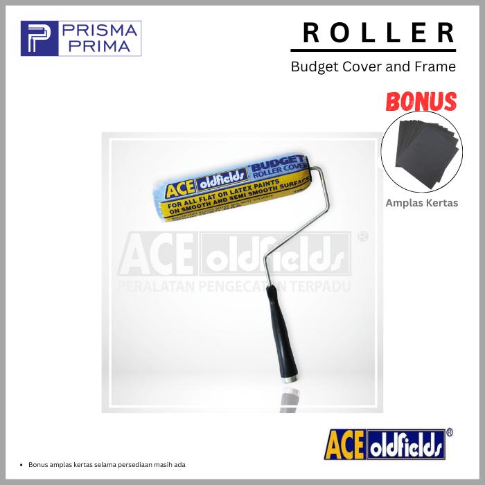 Jual Kuas Rol Roll Cat Tembok BUDGET 9 Inch Paint Roller ACE Oldfields ...