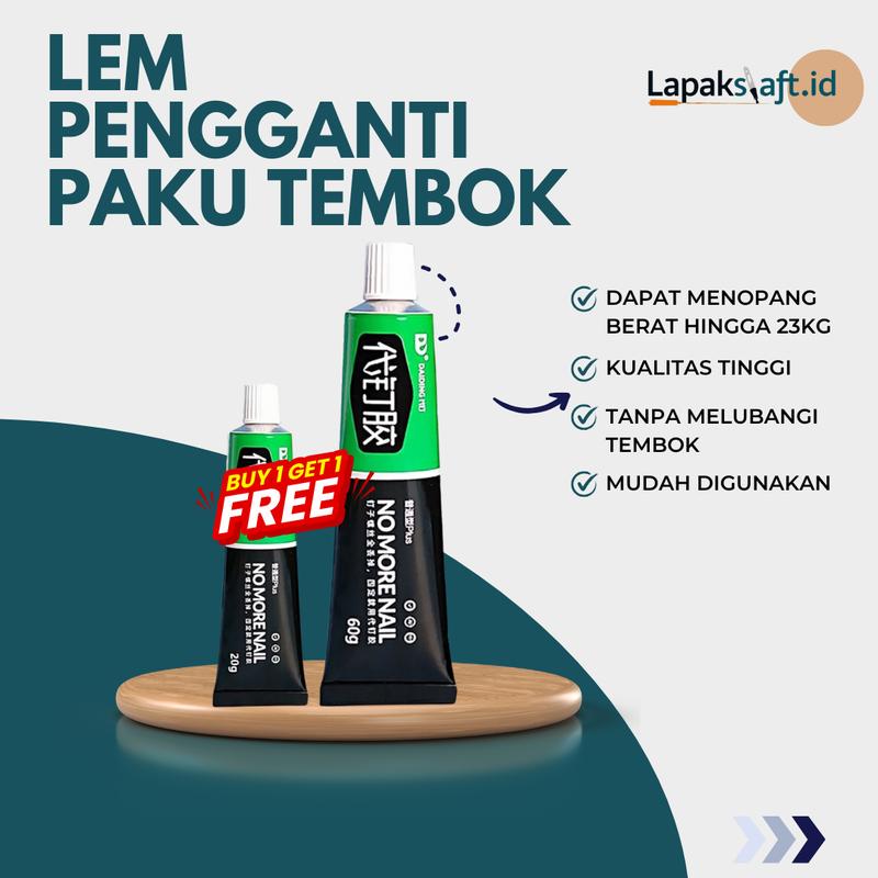 [PROMO DAPAT 2] Lem Pengganti Paku Tembok No More Nail Superkuat - Shop ...