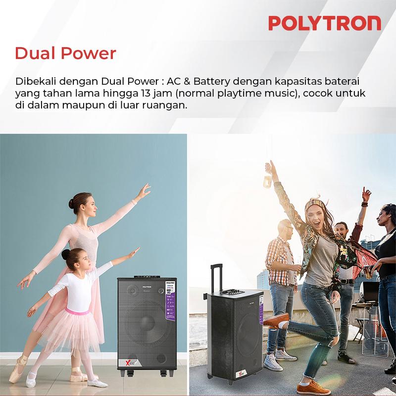 POLYTRON Speaker Aktif Portable PAS PRO12F7 - Shop | Tokopedia