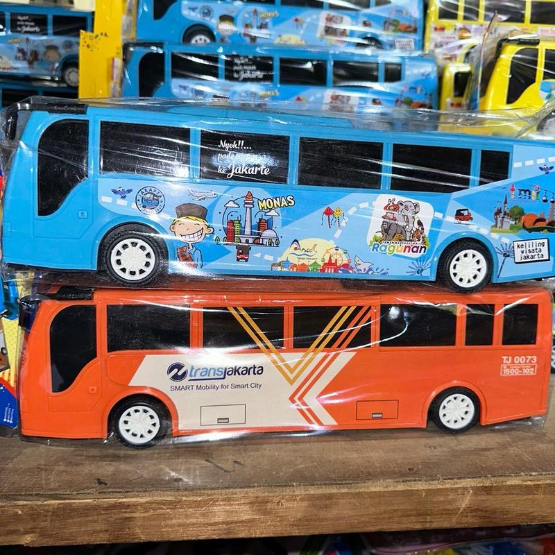 MAINAN MOBIL BUS TRANSJAKARTA - BUSWAY -DI MODIF - Shop | Tokopedia